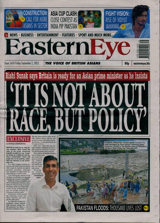 Eastern Eye Magazine Subscription | Buy at Newsstand.co.uk | Asian