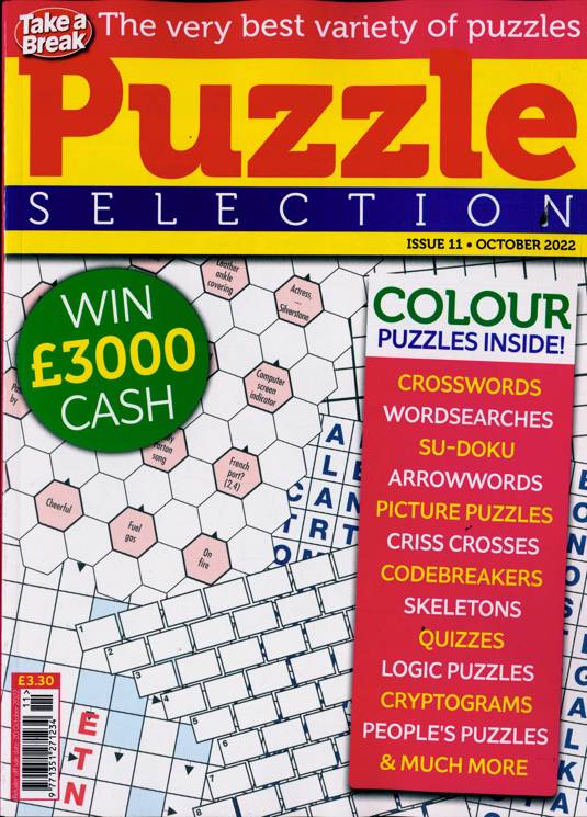 Take A Break Puzzle Selection Magazine Subscription | Buy at Newsstand ...