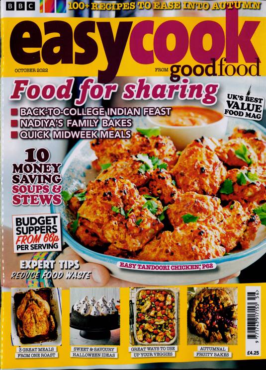 Easy Cook Magazine Subscription | Buy at Newsstand.co.uk | Cooking & Food