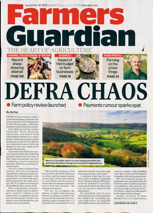 Farmers Guardian Magazine Subscription | Buy at Newsstand.co.uk ...