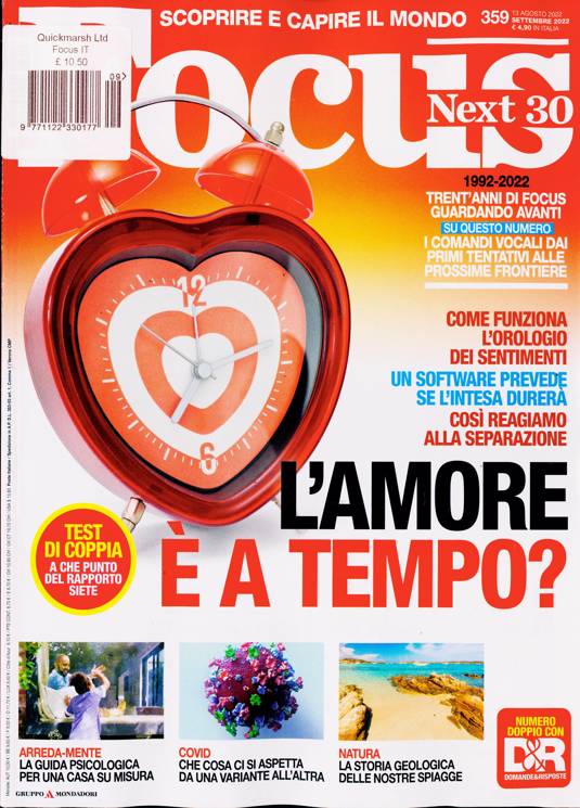 Focus (Italian) Magazine Subscription | Buy at Newsstand.co.uk | Italian