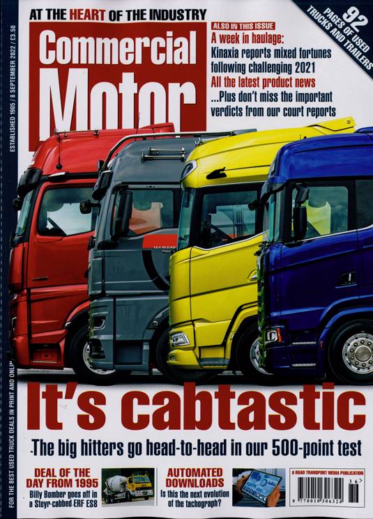 Commercial Motor Magazine Subscription | Buy at Newsstand.co.uk | Trucking