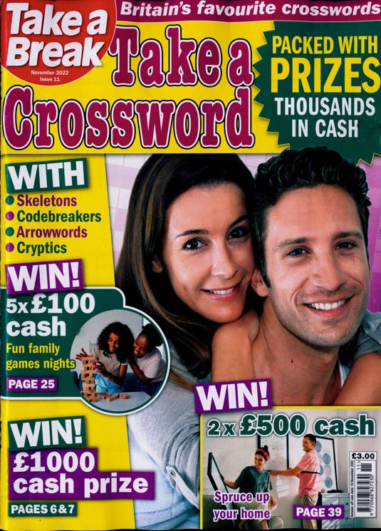 Take A Crossword Magazine Subscription | Buy at Newsstand.co.uk | Crossword