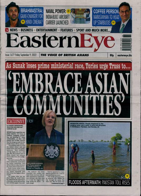 Eastern Eye Magazine Subscription | Buy at Newsstand.co.uk | Asian