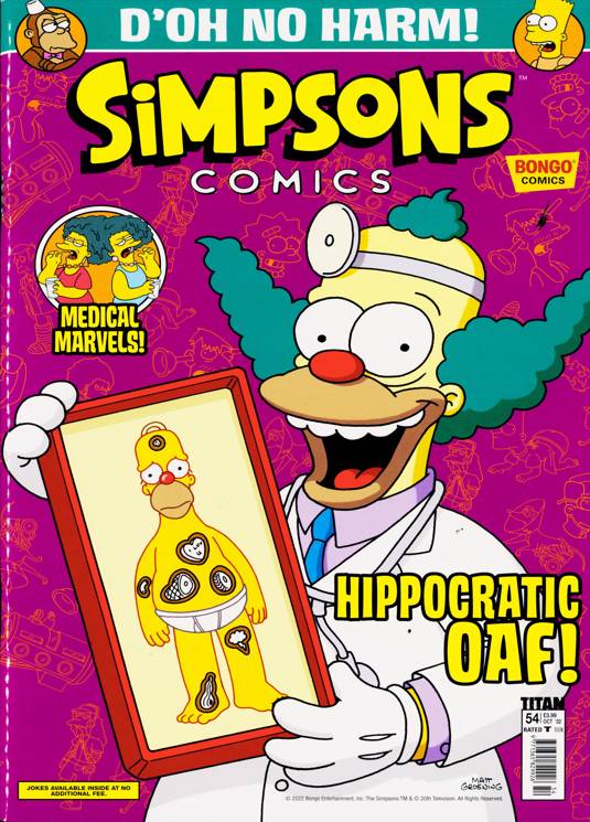 Simpsons The Comic Magazine Subscription | Buy at Newsstand.co.uk | Comics