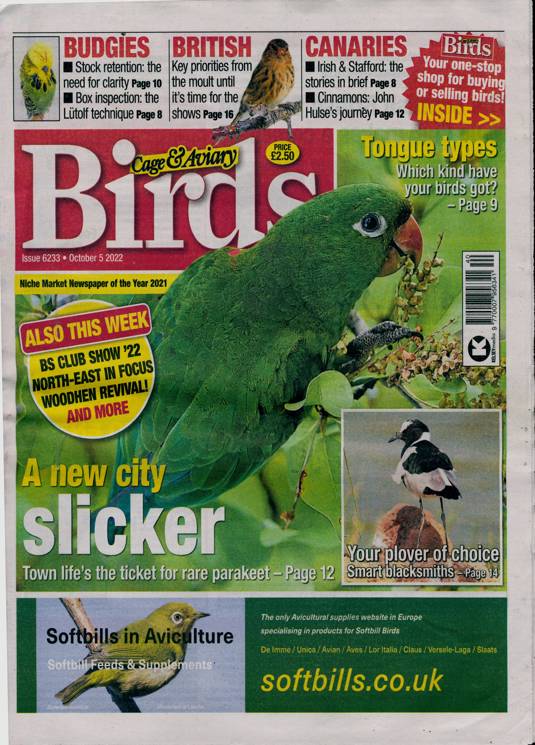 Cage And Aviary Birds Magazine Subscription | Buy at Newsstand.co.uk ...