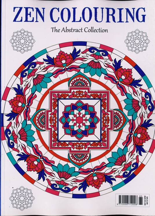 Zen Colouring Magazine Subscription | Buy at Newsstand.co.uk | Colouring