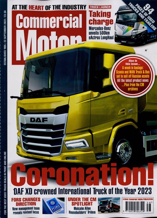 Commercial Motor Magazine Subscription | Buy at Newsstand.co.uk | Trucking