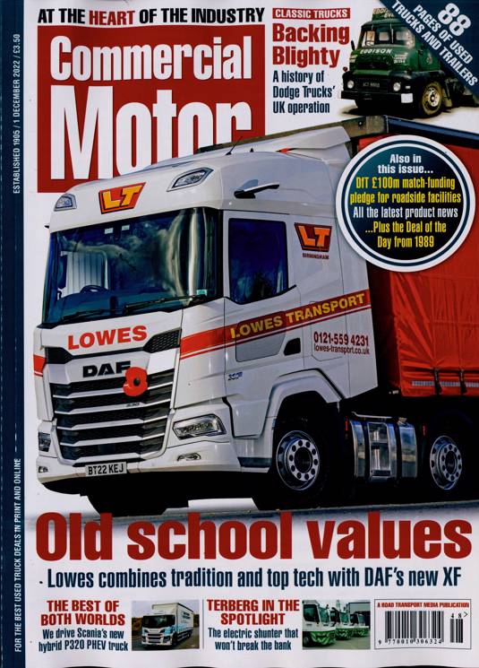 Commercial Motor Magazine Subscription | Buy at Newsstand.co.uk | Trucking
