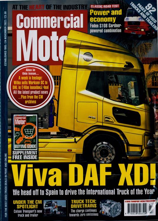 Commercial Motor Magazine Subscription | Buy at Newsstand.co.uk | Trucking