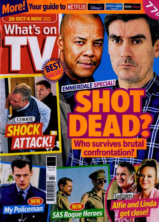 Whats On Tv England Magazine Subscription | Buy at Newsstand.co.uk ...