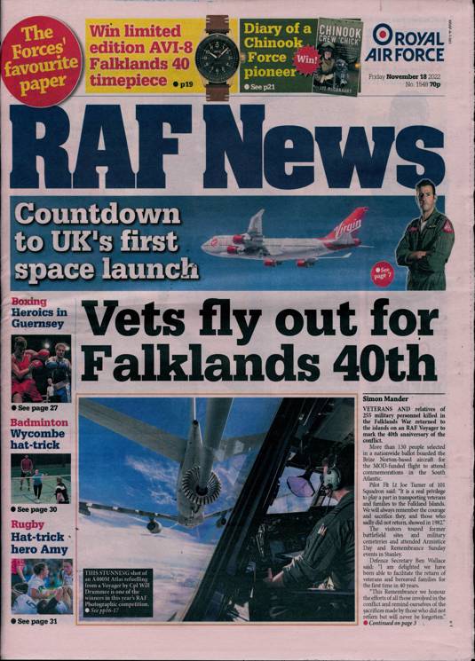 Raf News Magazine Subscription | Buy at Newsstand.co.uk | Military