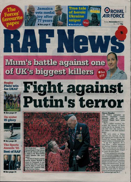 Raf News Magazine Subscription | Buy at Newsstand.co.uk | Military