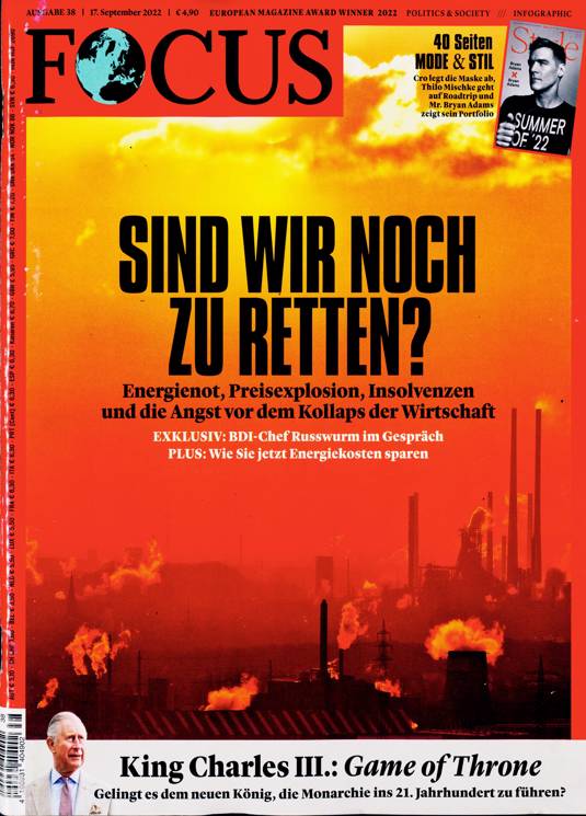 Focus (German) Magazine Subscription | Buy at Newsstand.co.uk | German