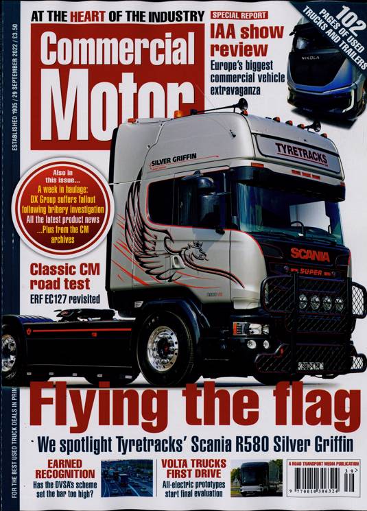 Commercial Motor Magazine Subscription | Buy at Newsstand.co.uk | Trucking