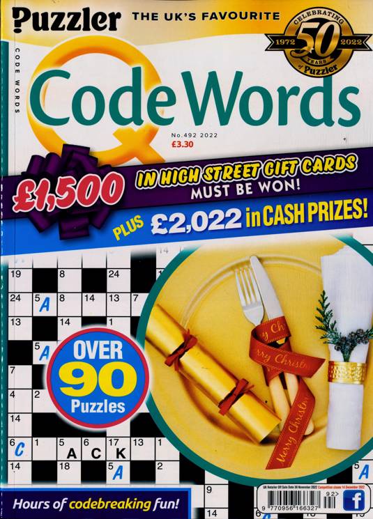 Puzzler Q Code Words Magazine Subscription | Buy at Newsstand.co.uk ...