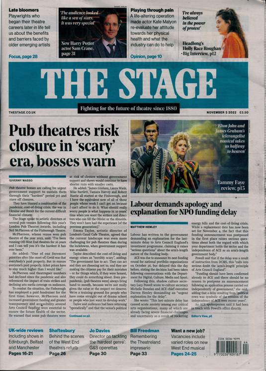 Stage Magazine Subscription | Buy at Newsstand.co.uk | Theatre & Dance