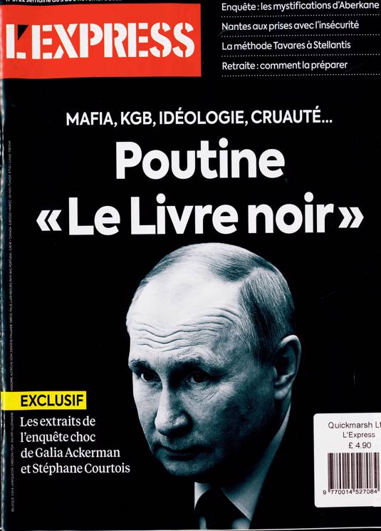 L Express Magazine Subscription | Buy at Newsstand.co.uk | French