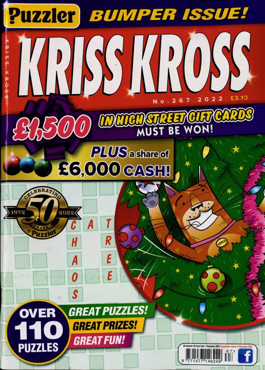 Puzzler Kriss Kross Magazine Subscription | Buy at Newsstand.co.uk ...