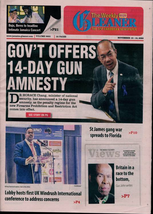 Gleaner Magazine Subscription | Buy at Newsstand.co.uk | UK Current Affairs