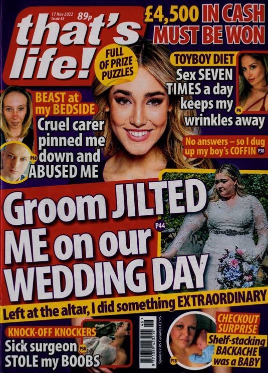 Thats Life Magazine Subscription | Buy at Newsstand.co.uk | Women's Weekly