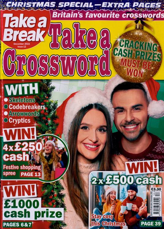 Take A Crossword Magazine Subscription | Buy at Newsstand.co.uk | Crossword