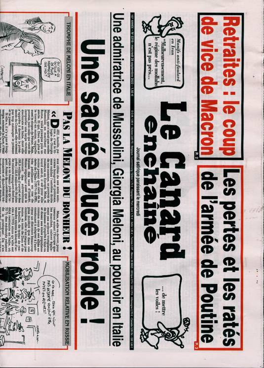 Le Canard Enchaine Magazine Subscription | Buy at Newsstand.co.uk | French
