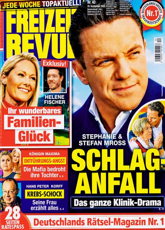 Freizeit Revue Magazine Subscription | Buy at Newsstand.co.uk | German