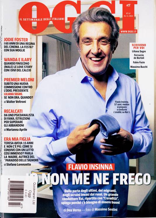 Oggi Magazine Subscription | Buy at Newsstand.co.uk | Italian