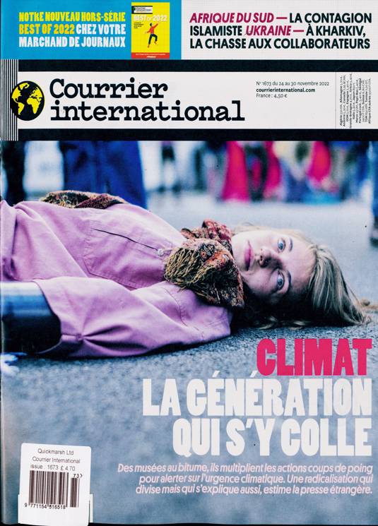 Courrier International Magazine Subscription | Buy at Newsstand.co.uk ...