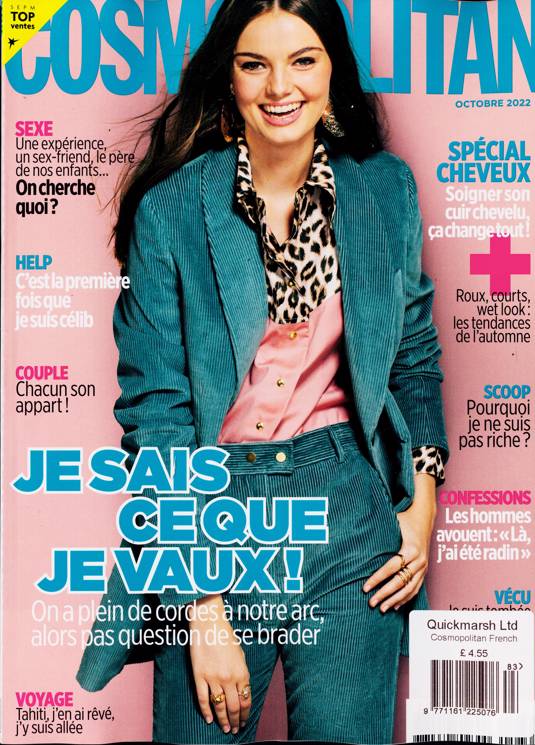 Cosmopolitan French Magazine Subscription | Buy at Newsstand.co.uk | French