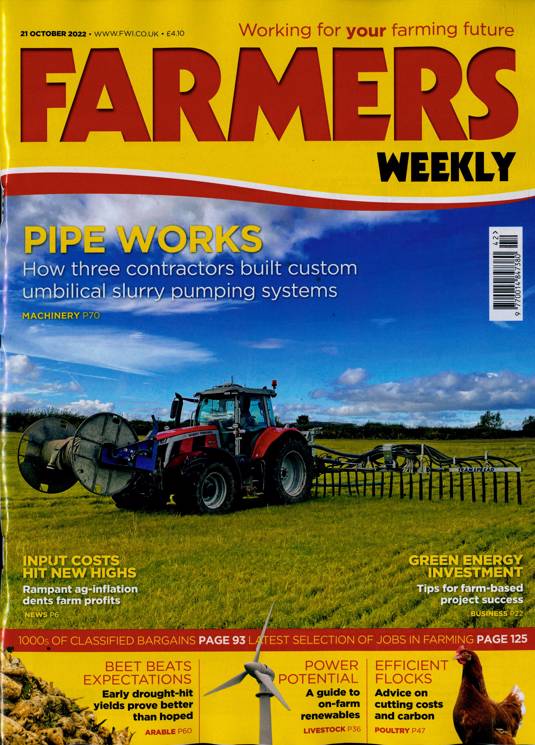Farmers Weekly Magazine Subscription | Buy at Newsstand.co.uk | Agriculture