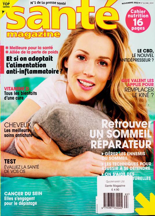 Sante Magazine Subscription | Buy at Newsstand.co.uk | French