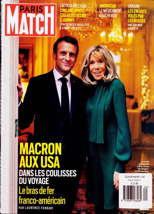 Paris Match Magazine Subscription | Buy at Newsstand.co.uk | French