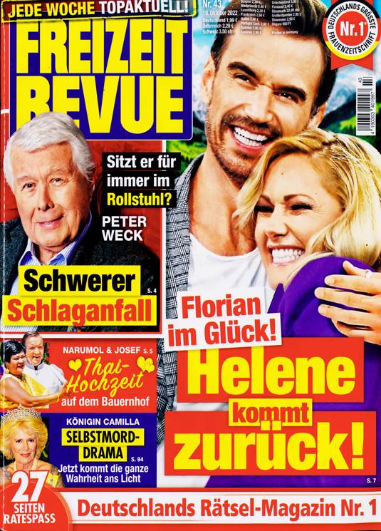 Freizeit Revue Magazine Subscription | Buy at Newsstand.co.uk | German