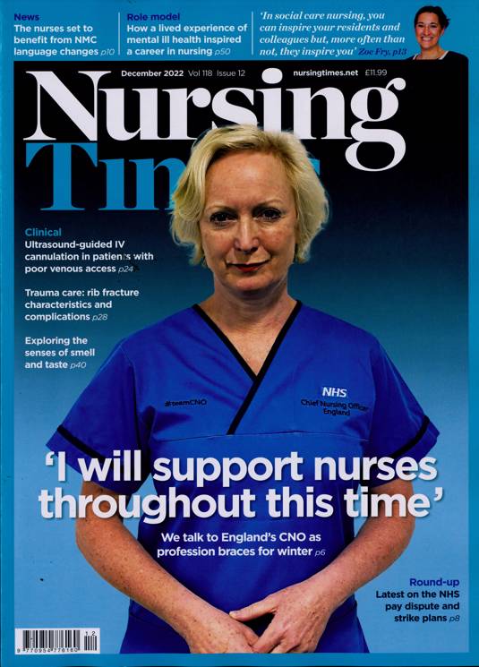 Nursing Times Magazine Subscription | Buy at Newsstand.co.uk | Health ...