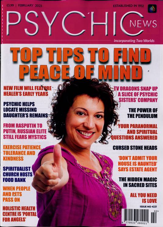 Psychic News Magazine Subscription | Buy at Newsstand.co.uk | Miscellaneous