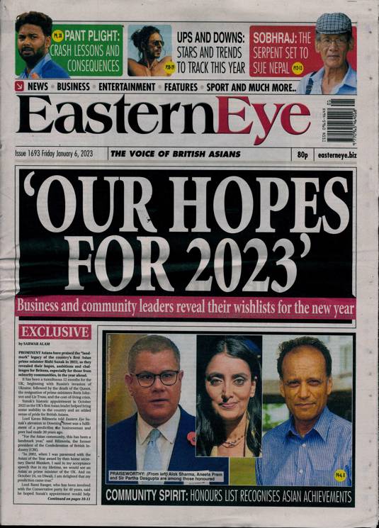 Eastern Eye Magazine Subscription | Buy at Newsstand.co.uk | Asian