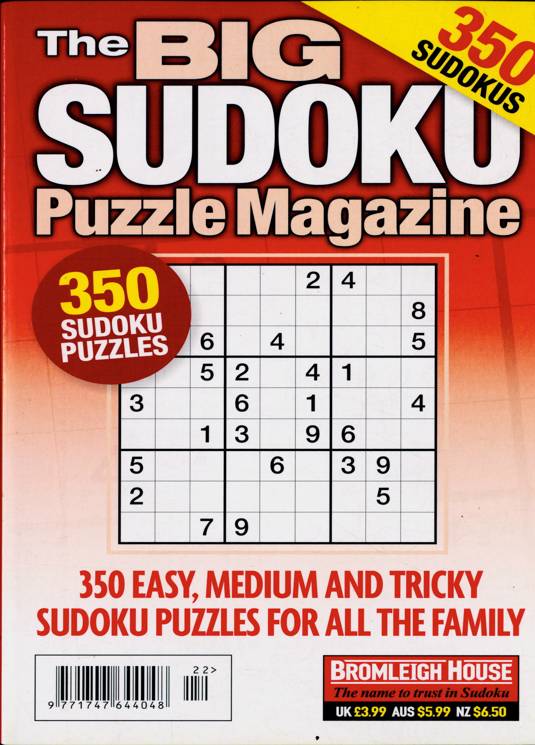 Big Sudoku Puzzle Magazine Subscription | Buy at Newsstand.co.uk | Sudoku