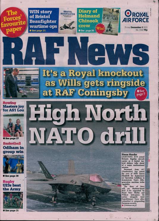 Raf News Magazine Subscription | Buy at Newsstand.co.uk | Military