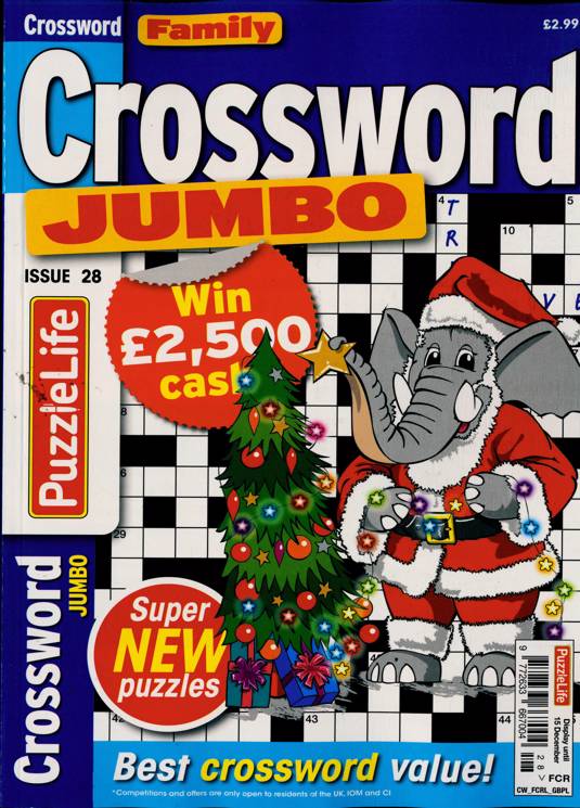 Family Crossword Jumbo Magazine Subscription | Buy at Newsstand.co.uk ...