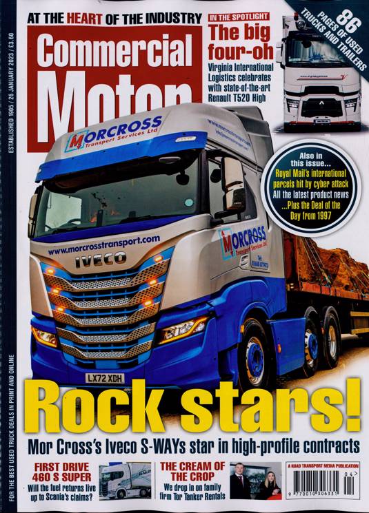 Commercial Motor Magazine Subscription | Buy at Newsstand.co.uk | Trucking