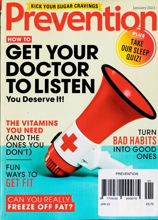Prevention Magazine Subscription | Buy at Newsstand.co.uk | General Women's
