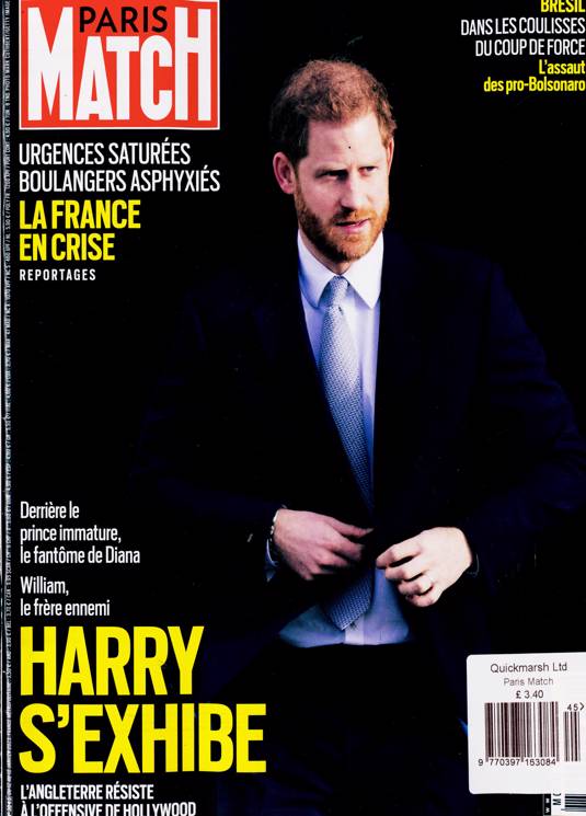 Paris Match Magazine Subscription | Buy at Newsstand.co.uk | French