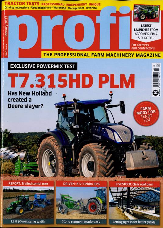 Profi Tractors Magazine Subscription | Buy at Newsstand.co.uk | Agriculture