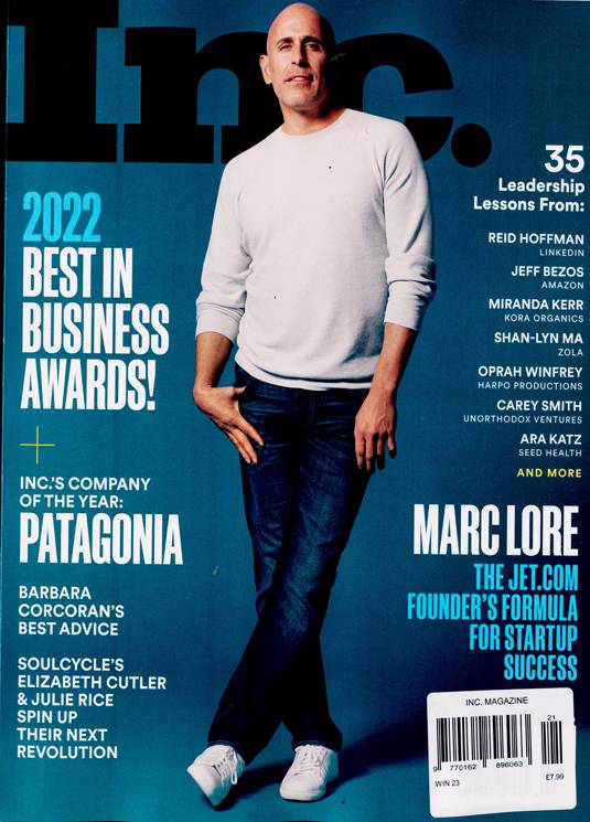 Inc Magazine Subscription | Buy at Newsstand.co.uk | Business & Finance