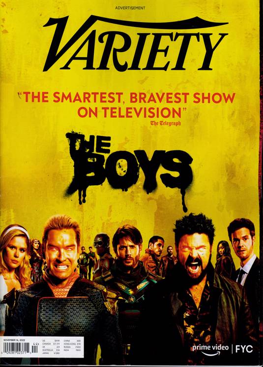 Variety Magazine Subscription | Buy at Newsstand.co.uk | Media