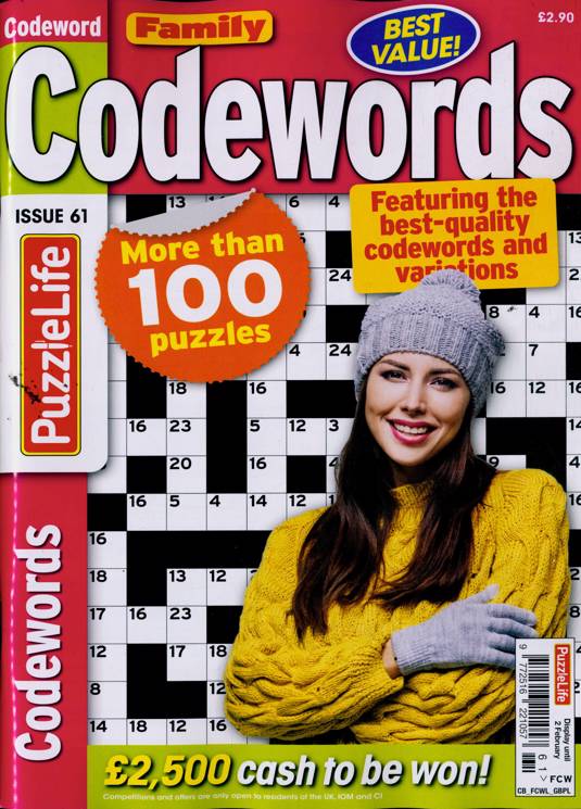 Family Codewords Magazine Subscription | Buy at Newsstand.co.uk | Codeword
