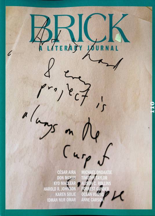 Brick Magazine Subscription | Buy at Newsstand.co.uk | Literary