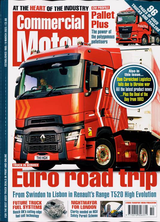Commercial Motor Magazine Subscription | Buy at Newsstand.co.uk | Trucking